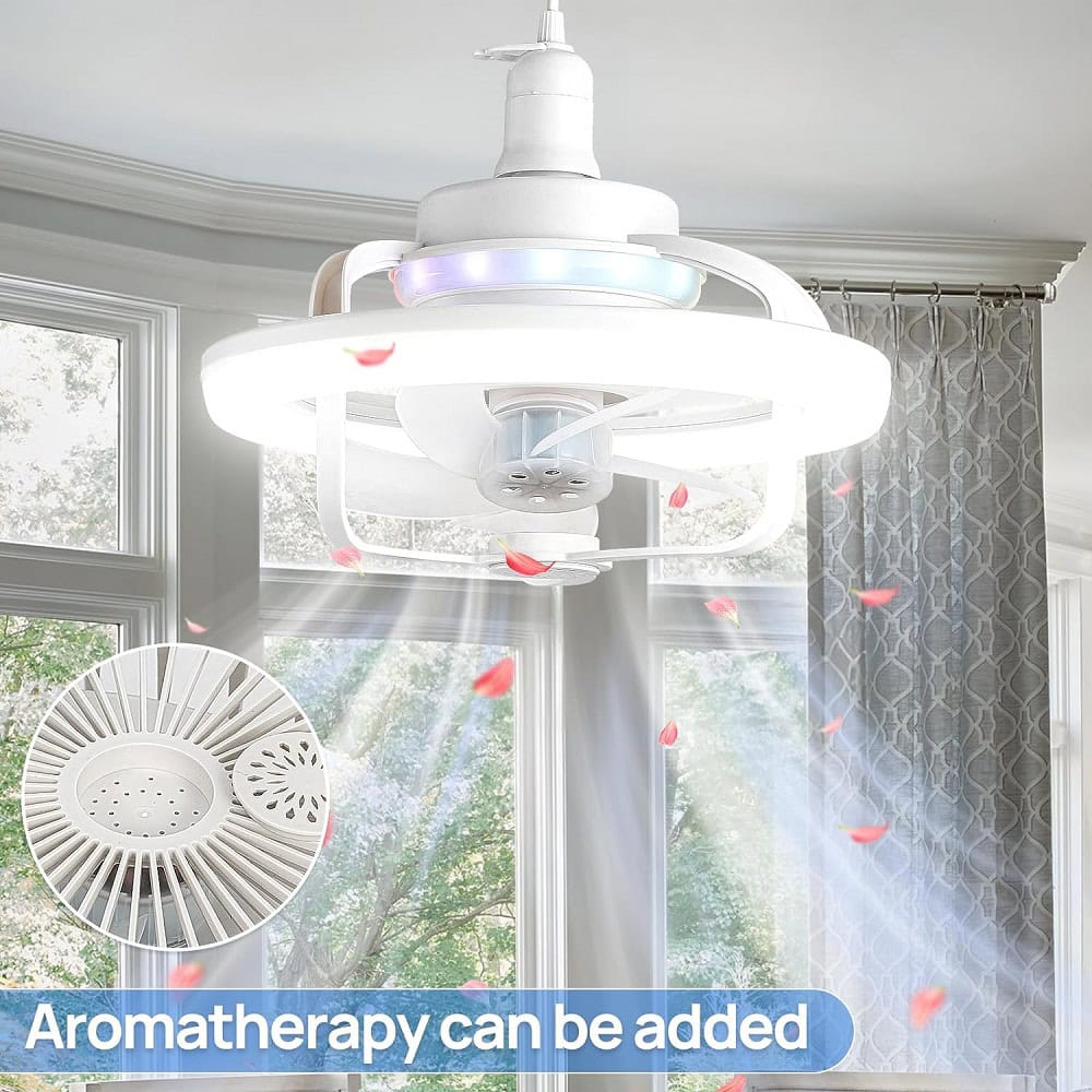 Ανεμιστήρας Οροφής 360° με χρώμα RGB και Τηλεχειριστήριο - Goodstore
